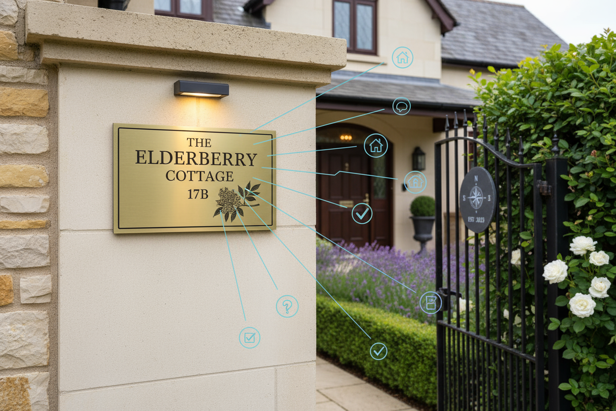 How to Choose House Signs & House Numbers UK - Complete Guide 2025 ...