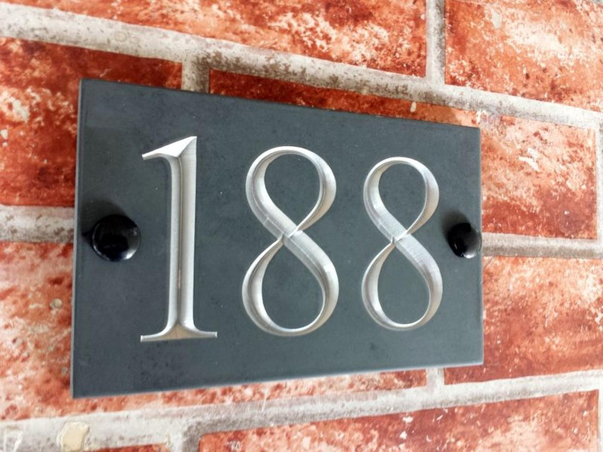Three digit house number sign 160mm x 100mm | House Sign Shop